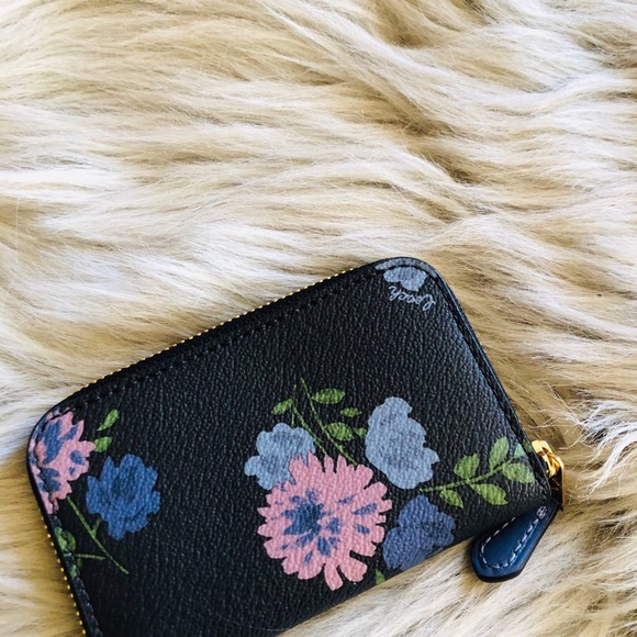Coach | Bags | Nwt Coach Floral Small Zip Around Wallet | Poshmark